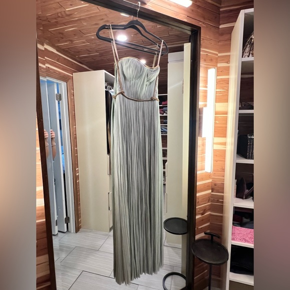 Maria Lucia Hohan | Dresses | Maria Lucia Hogan Mint Green With Gold ...